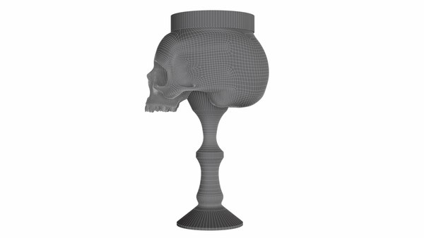 Skull cup model - TurboSquid 1663371