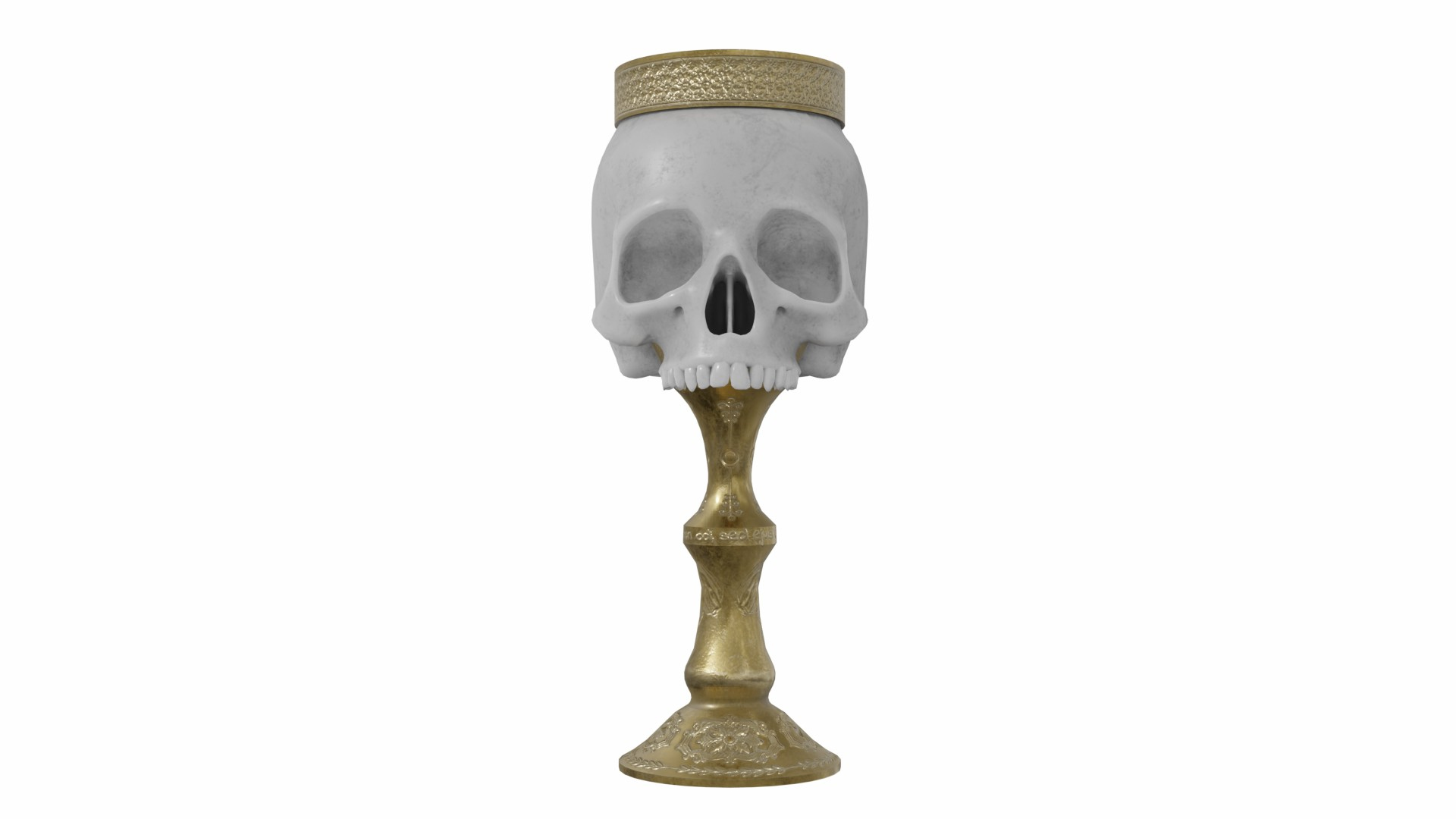 Skull cup model - TurboSquid 1663371
