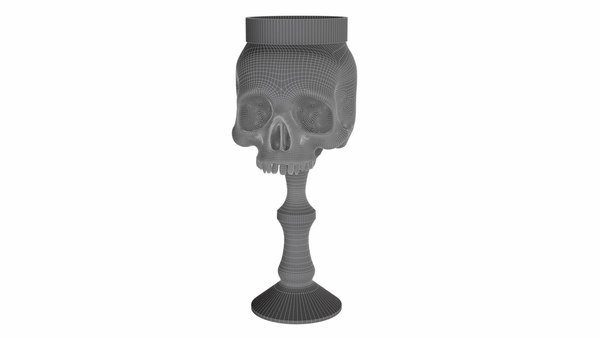 Skull cup model - TurboSquid 1663371