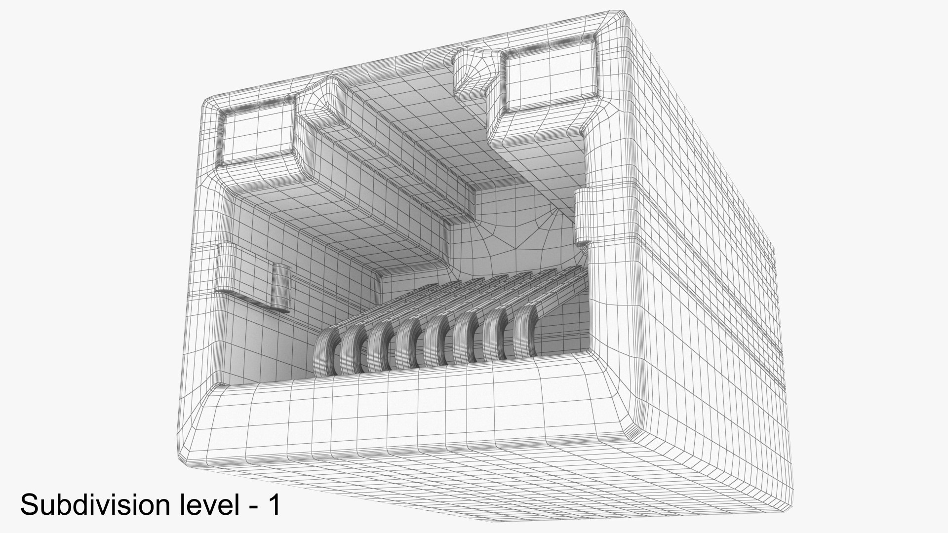 Lan Port 3D Model - TurboSquid 1534619