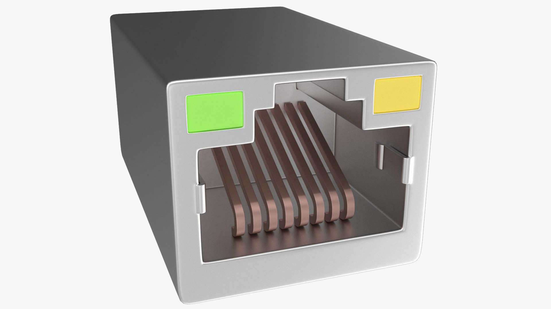 Lan Port 3D Model - TurboSquid 1534619