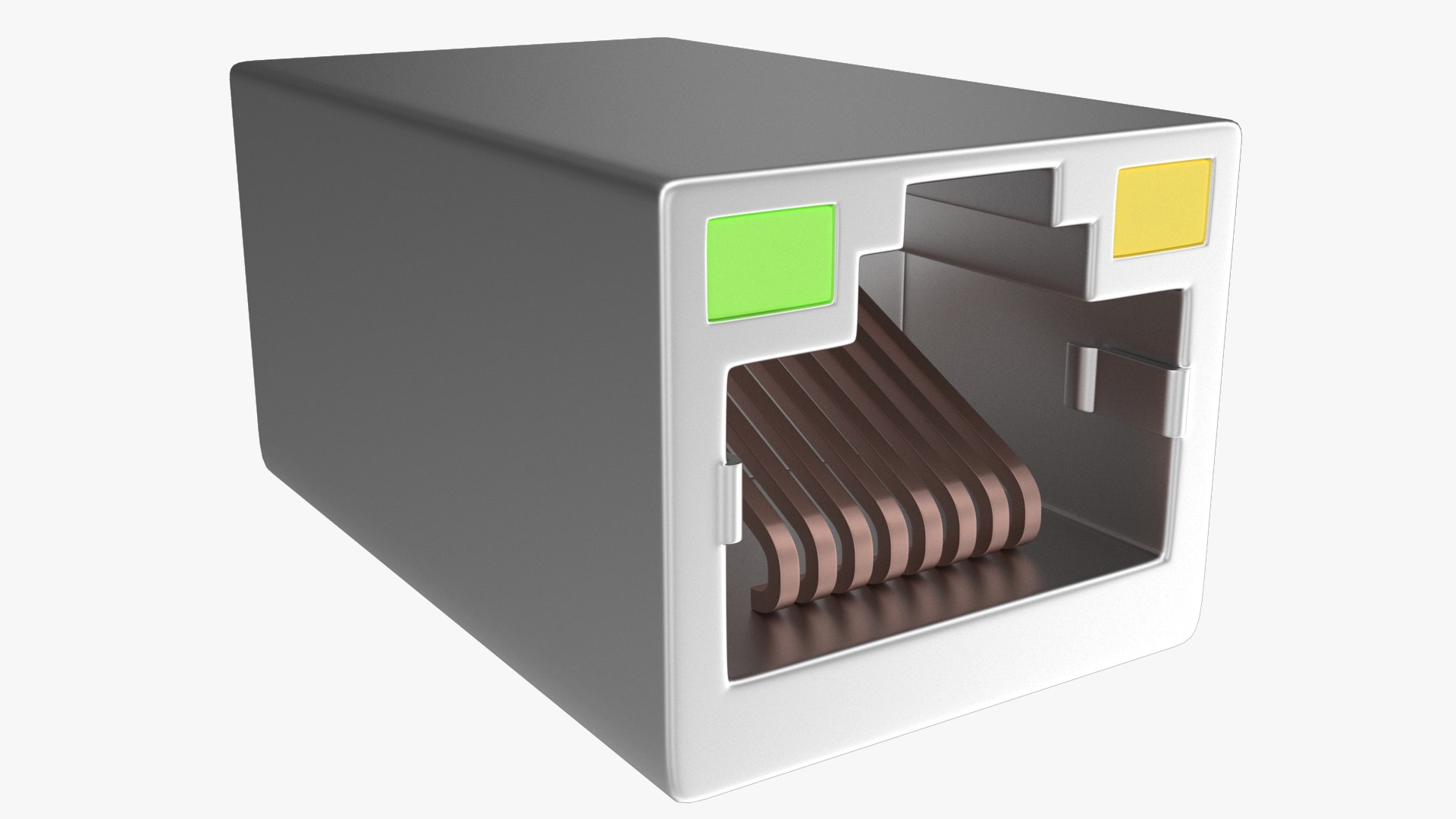 Lan Port 3D Model - TurboSquid 1534619