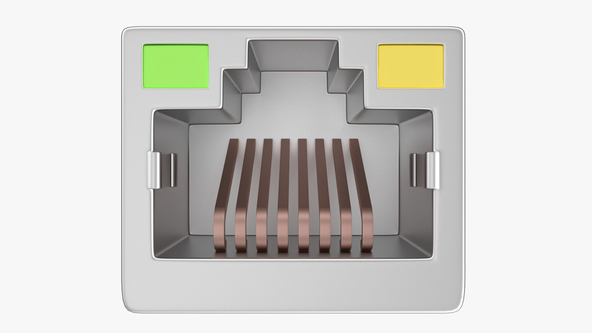 Lan Port 3D Model - TurboSquid 1534619