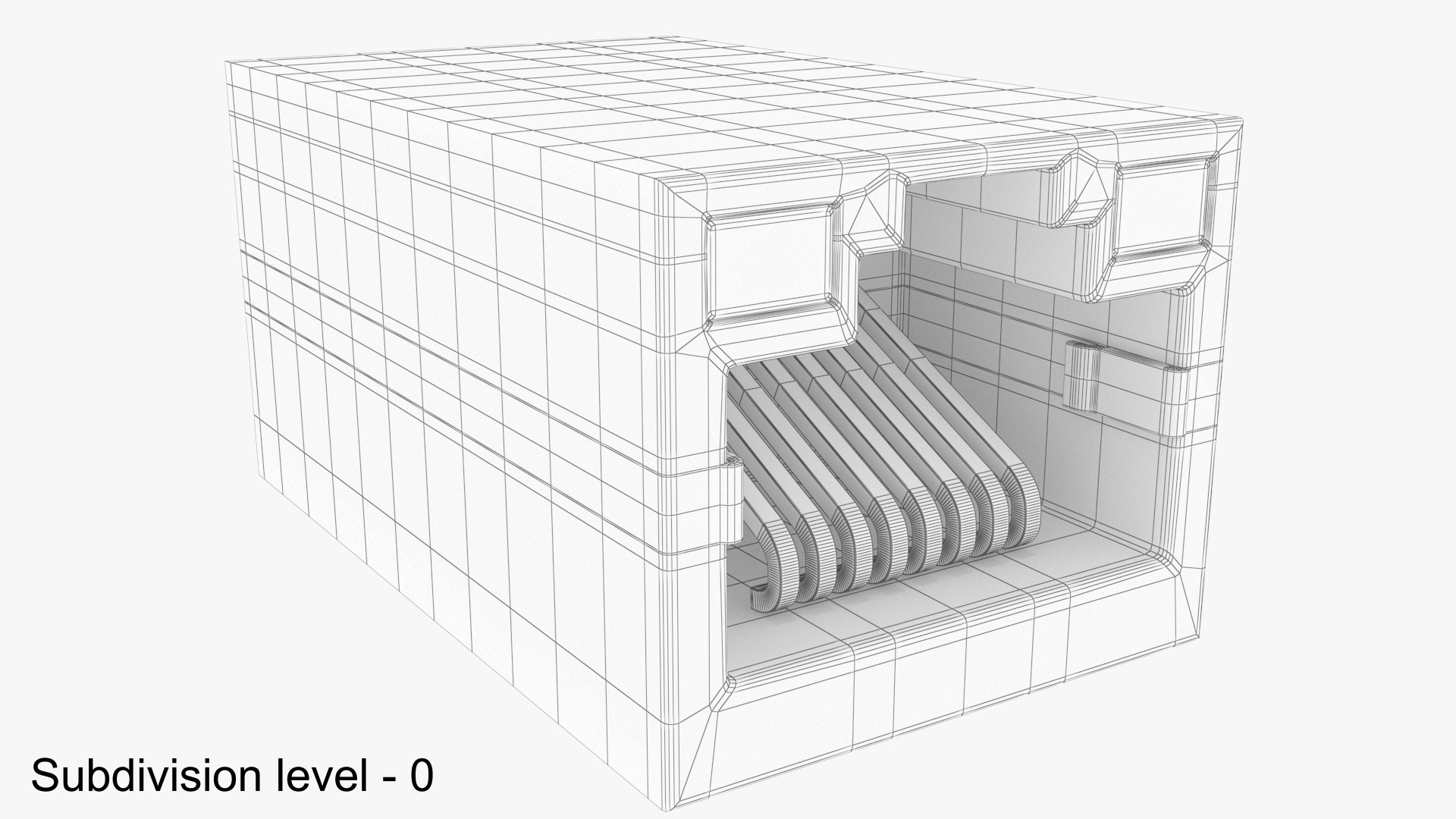 Lan Port 3D Model - TurboSquid 1534619