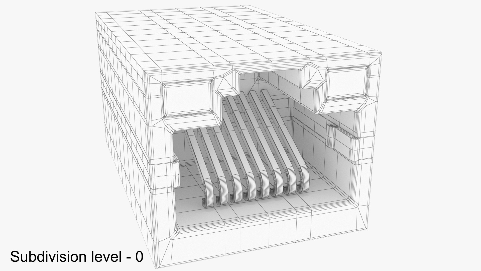 Lan Port 3D Model - TurboSquid 1534619