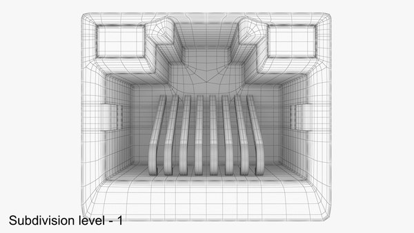 Lan port 3D model - TurboSquid 1534619