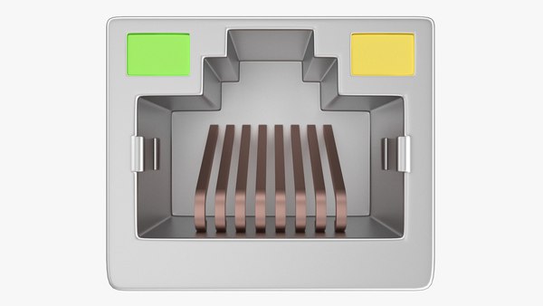 Lan port 3D model - TurboSquid 1534619