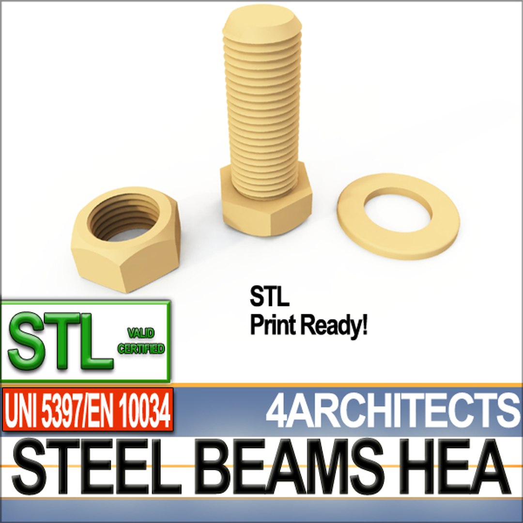 Raw Steel Hea Beams Obj