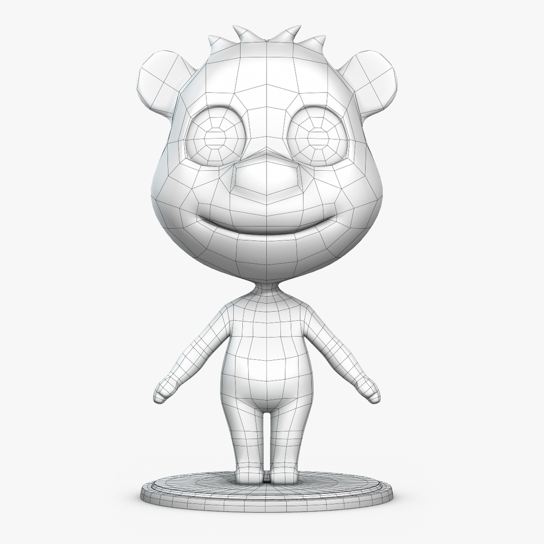 Cartoon Animation Character 3D Model - TurboSquid 1647999