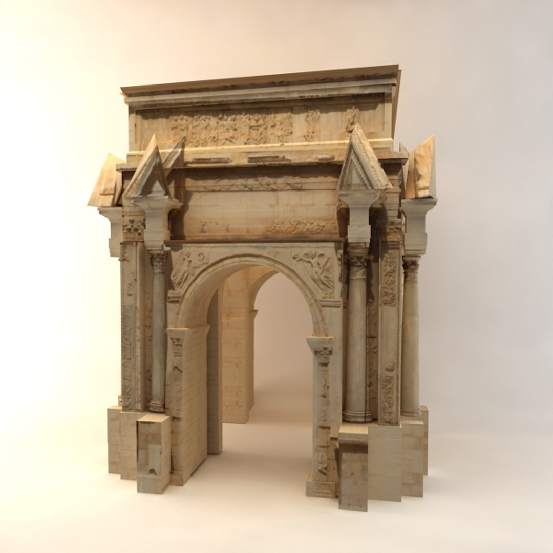 3d Arch Septimius Severus Model