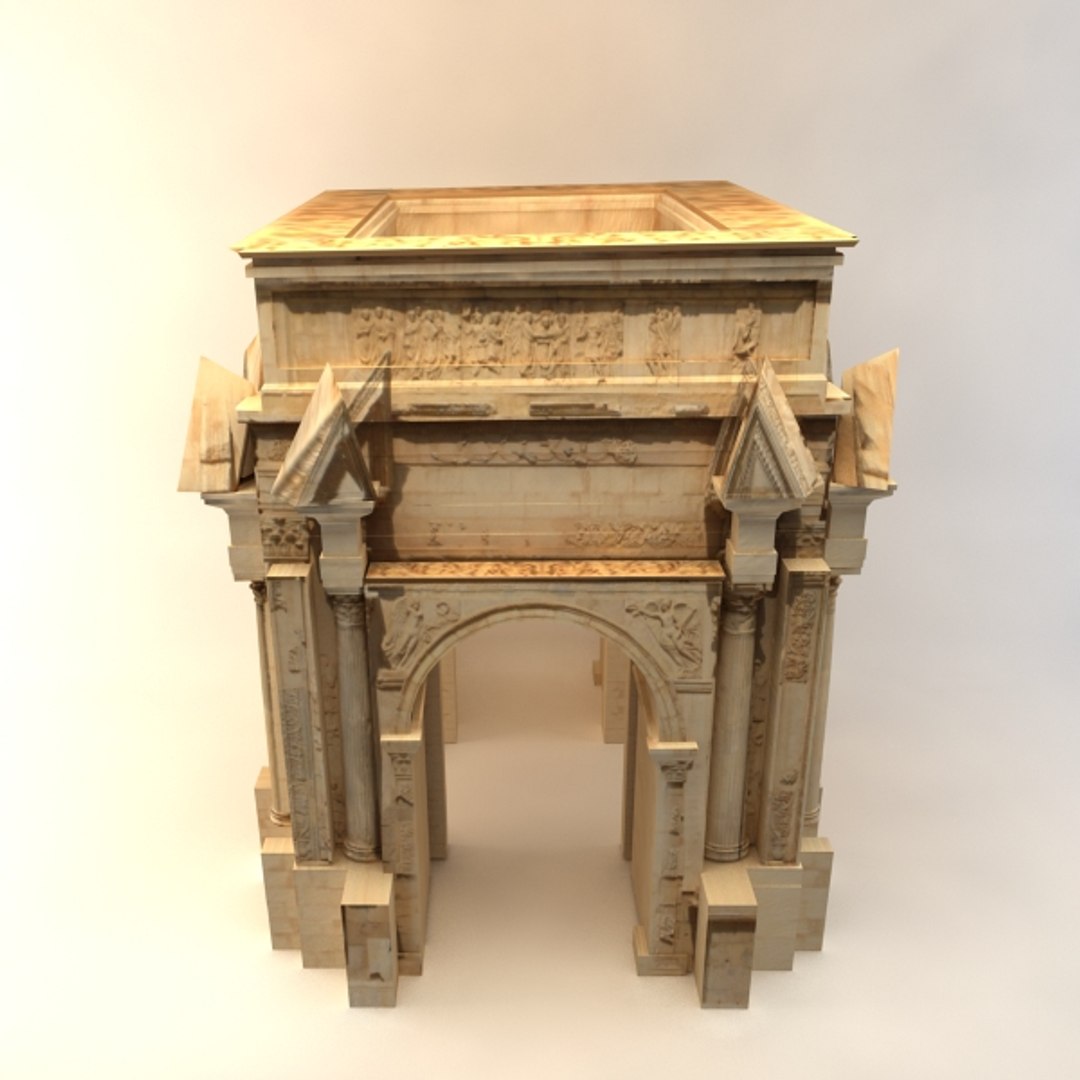 3d Arch Septimius Severus Model