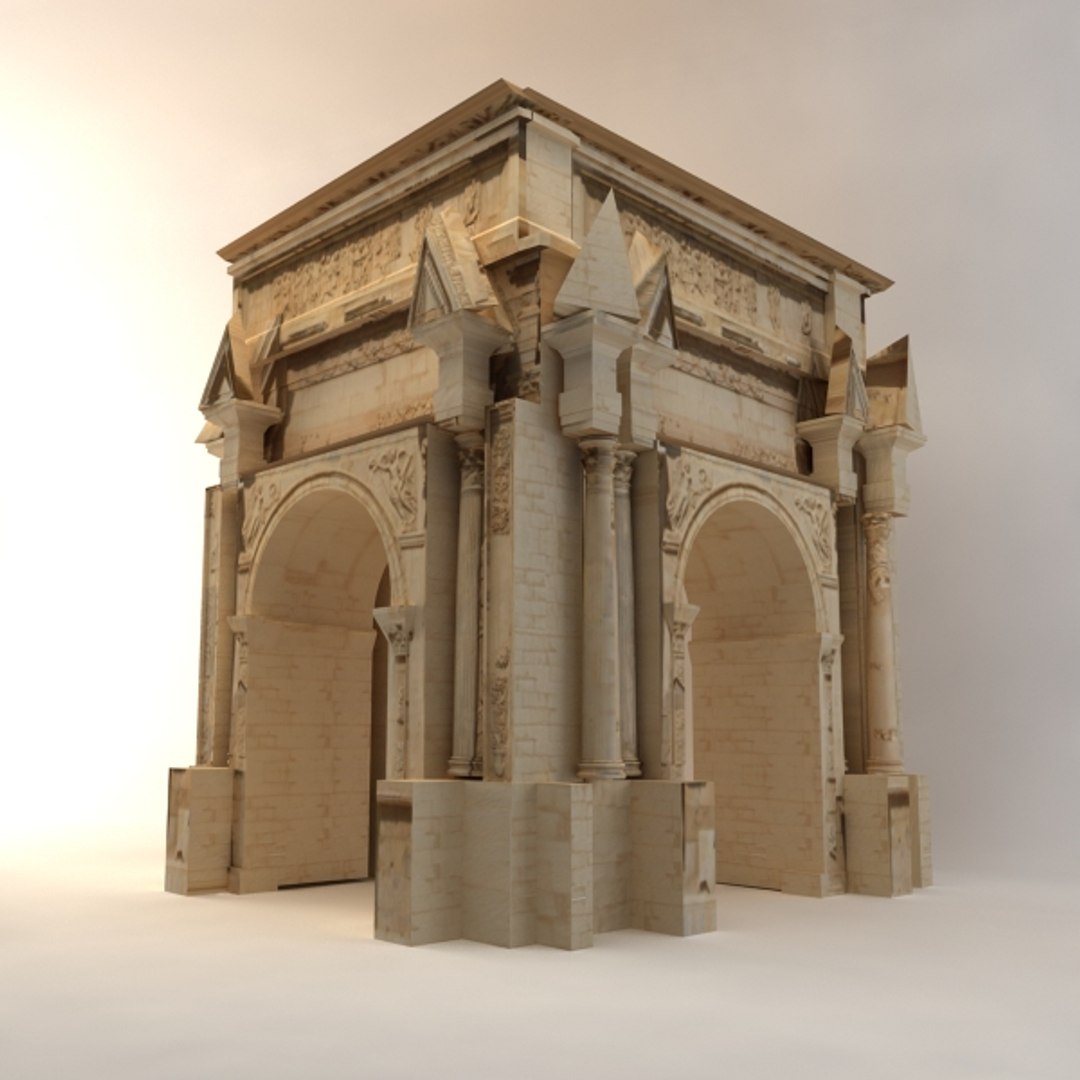 3d Arch Septimius Severus Model