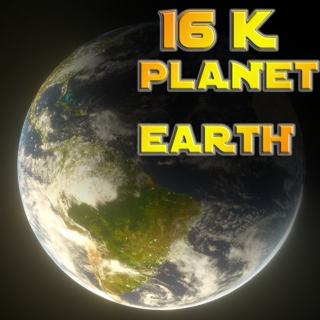 3D Maps 16k Planet Earth - TurboSquid 1394906