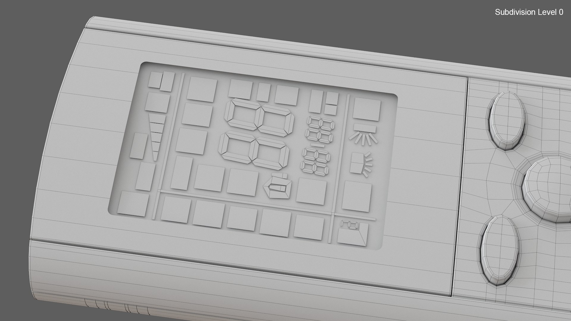 3D AC Remote Control 01 Model - TurboSquid 1935851