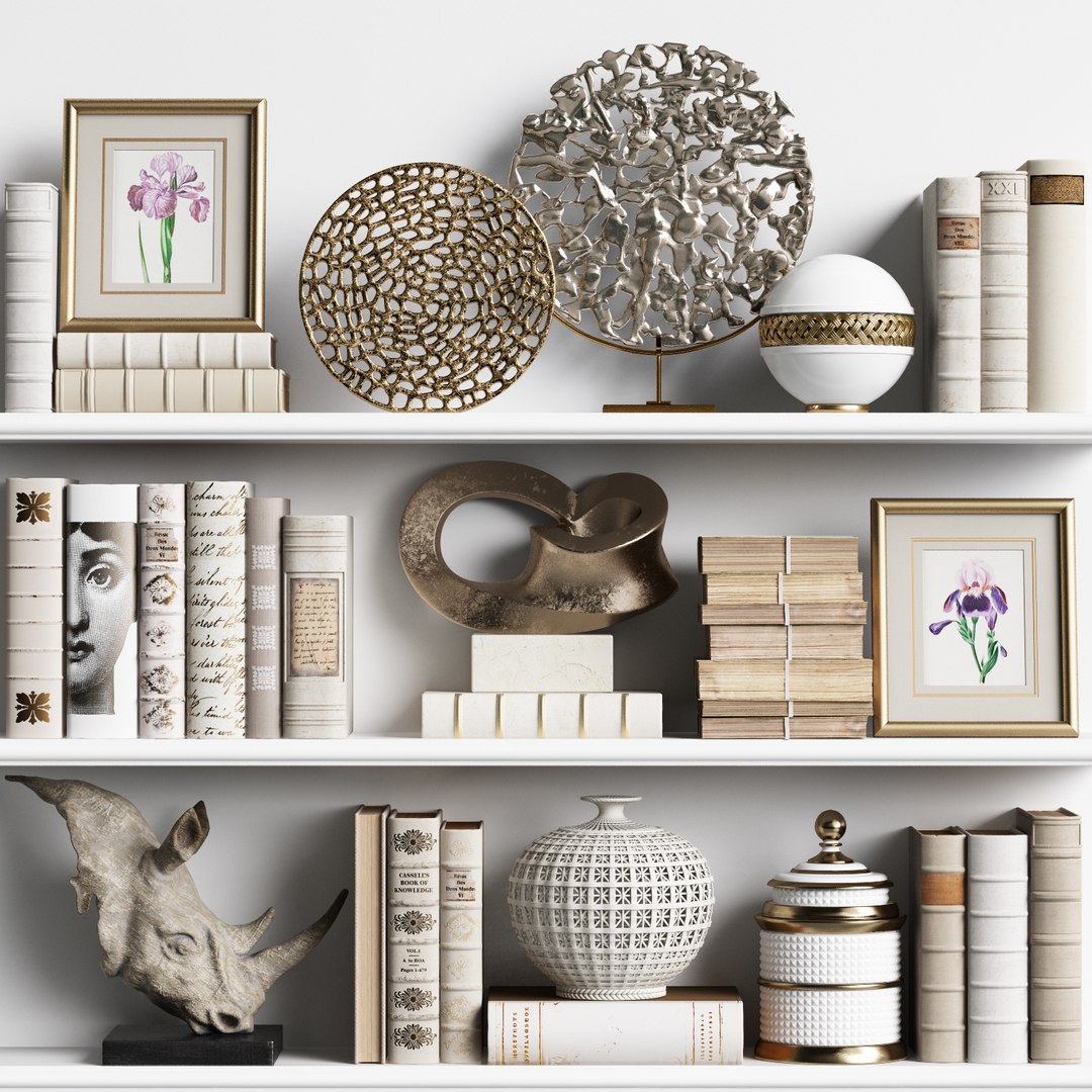 Decor Set 158 3d Model Turbosquid 1960855