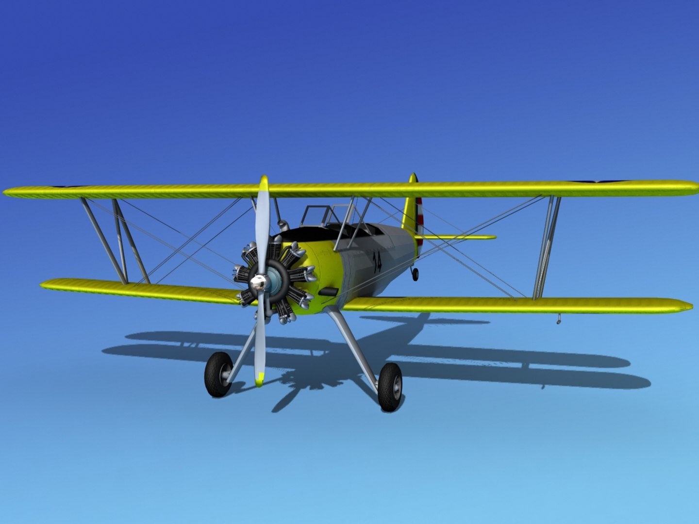 3d Pt-17 Stearman