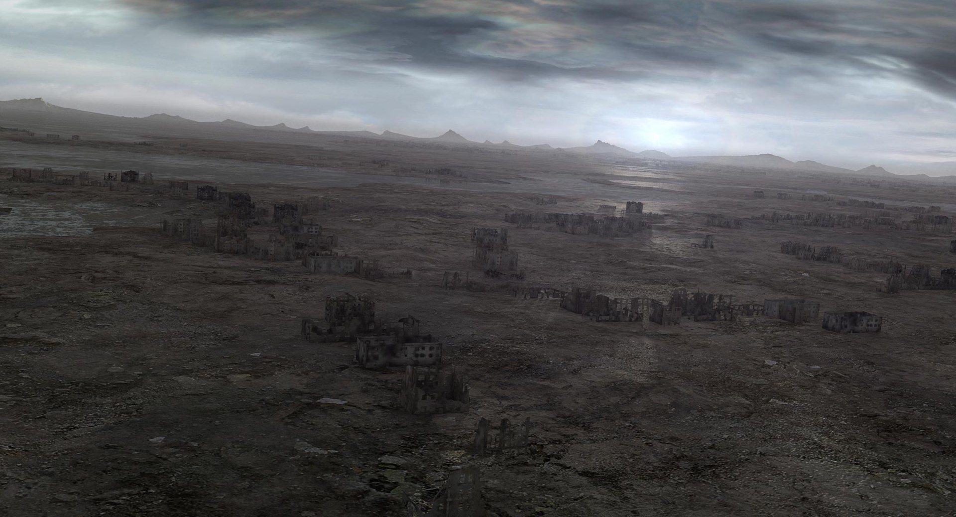 Landscape Horizon Terrain 3d Model