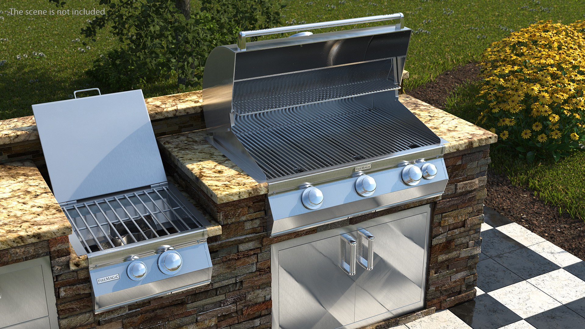 Firemagic Built Outdoor Bbq Model - TurboSquid 1681325