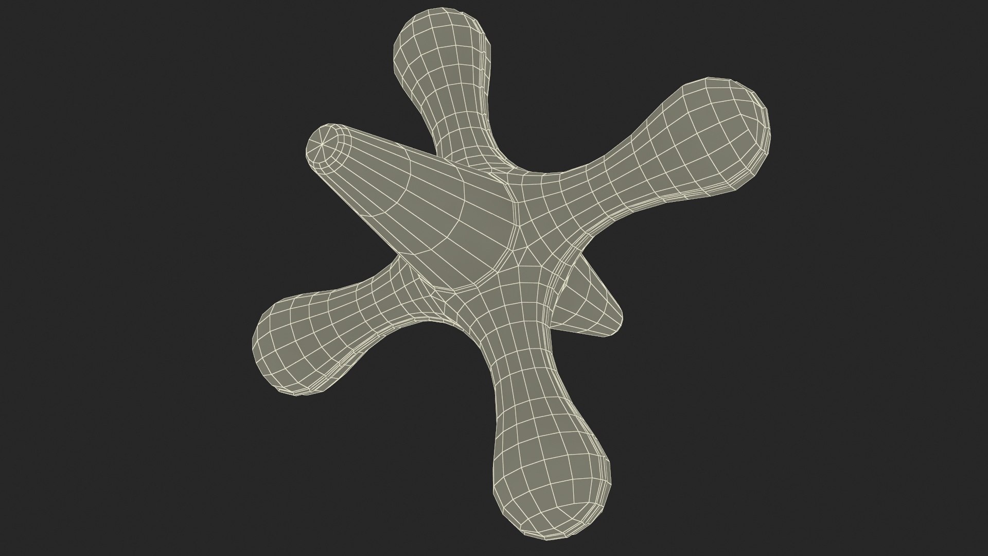 3D Model Metallic Jacks Silver - TurboSquid 2286855