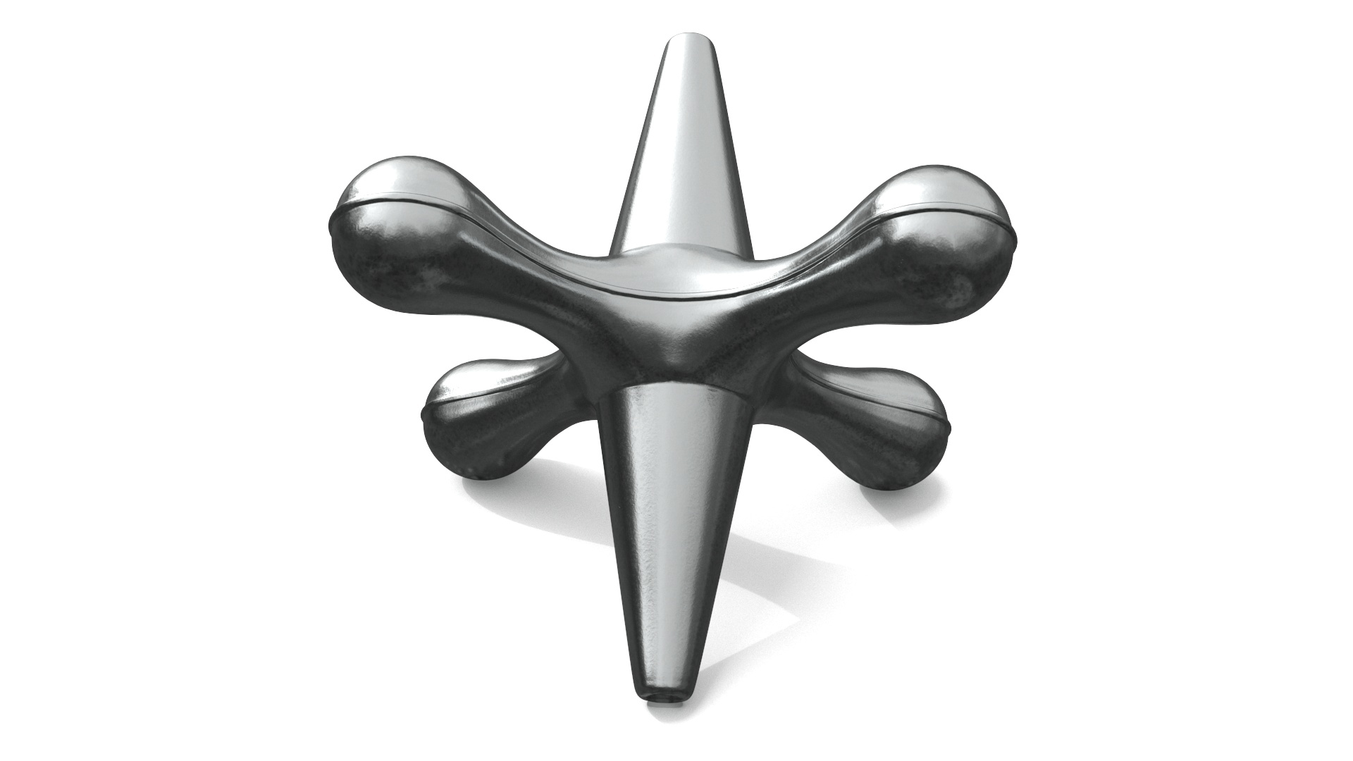 3D Model Metallic Jacks Silver - TurboSquid 2286855