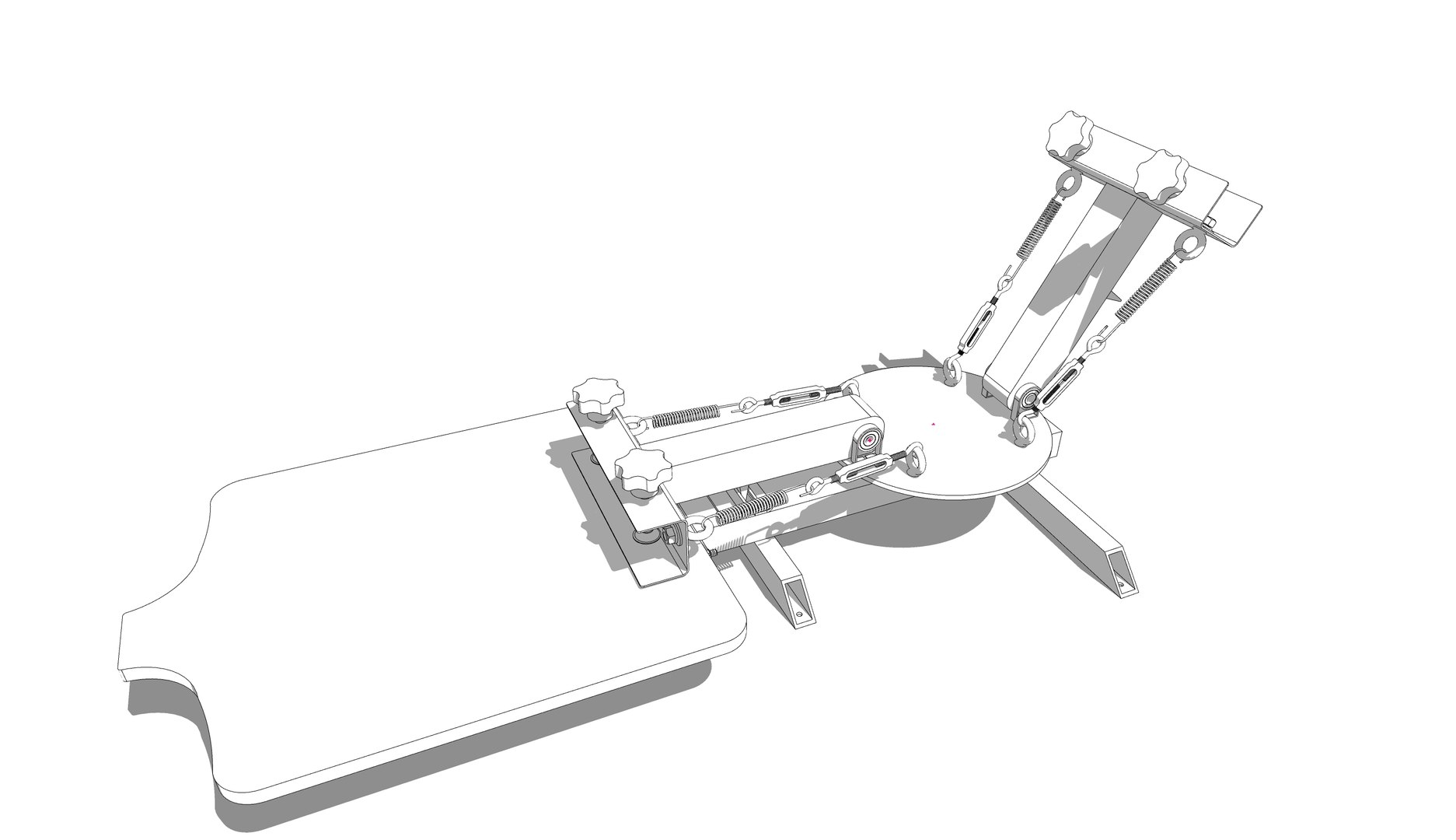 3D Screen Printing Shirt Press - 2 Screen - SingleArm - TurboSquid 2103117