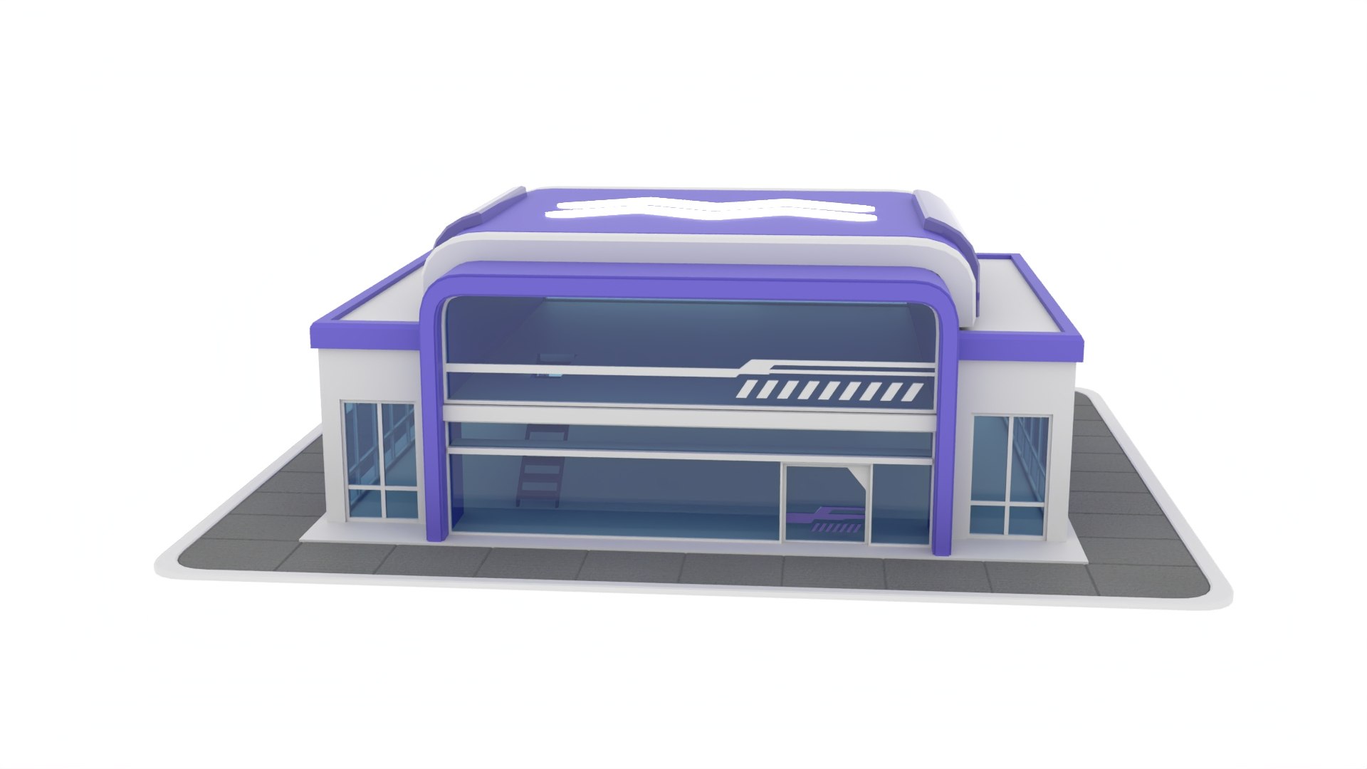 Sci-Fi Horoscope Building Aquarius 3D Model - TurboSquid 2358820