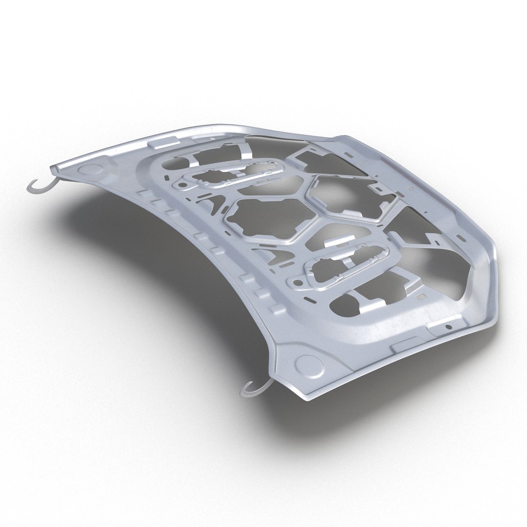 Car Hood Trunk Frame 3d Max