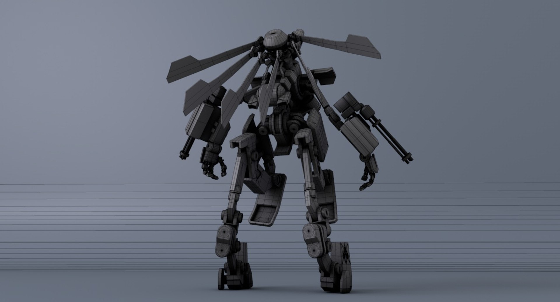 Cinema4d Robot Rotor