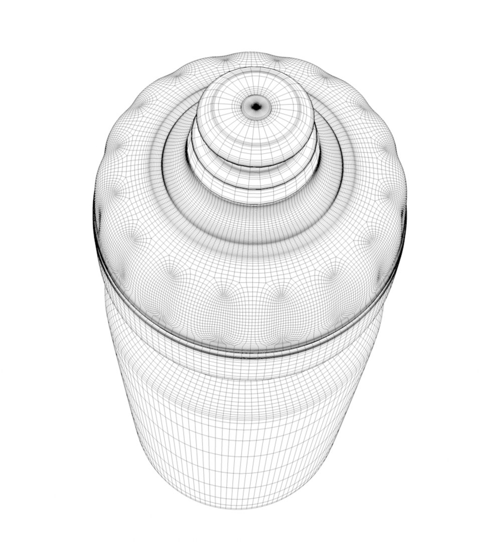 Flask Bottle Water 3D Model - TurboSquid 1606297