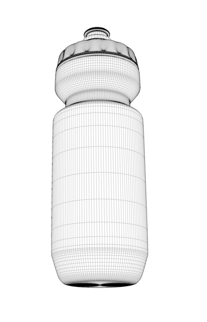 Flask Bottle Water 3D Model - TurboSquid 1606297