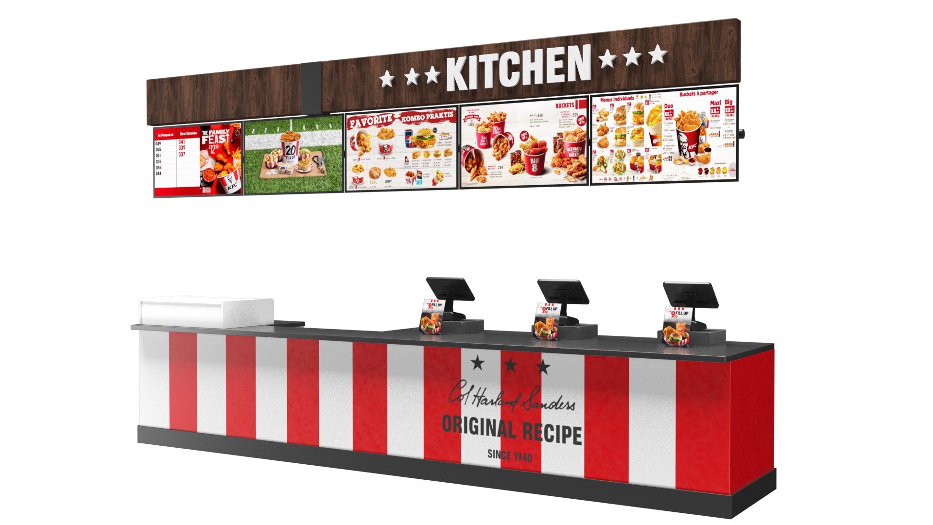 Kfc 3D model - TurboSquid 1679705