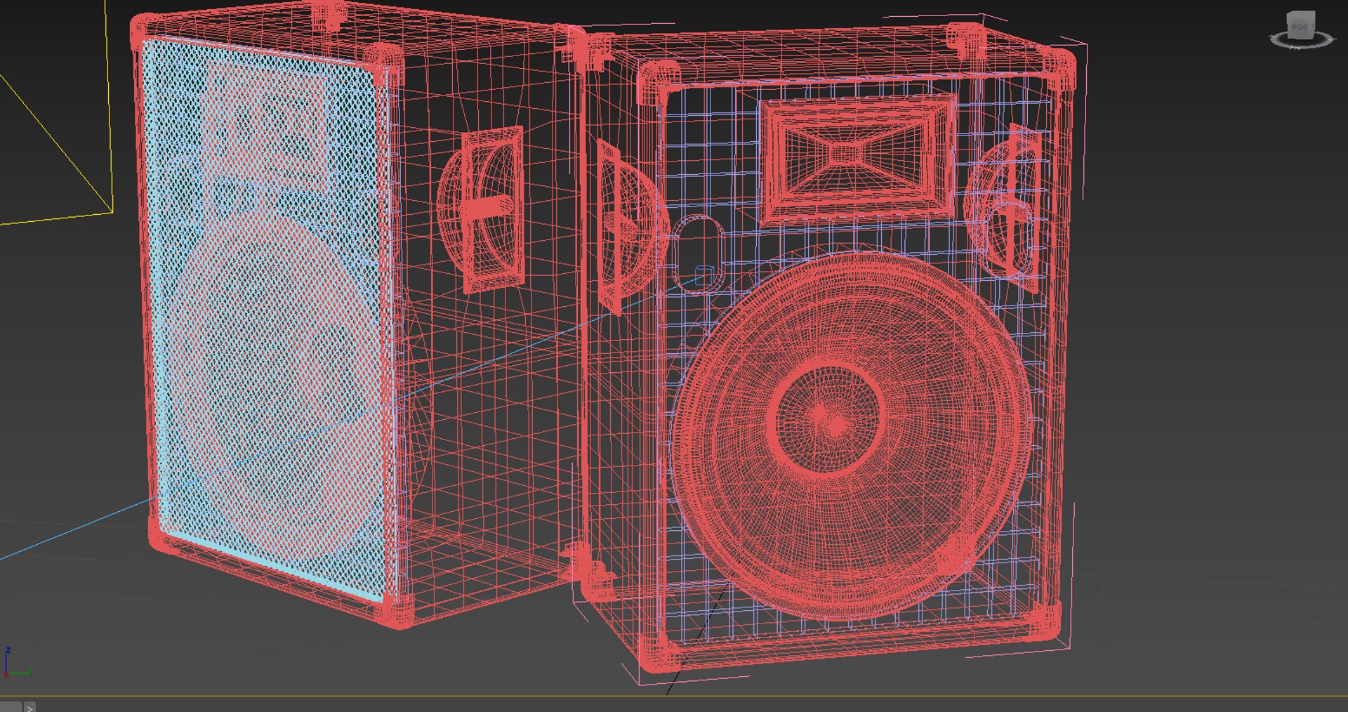 3D Model Speakers Music Baffle - TurboSquid 1274936