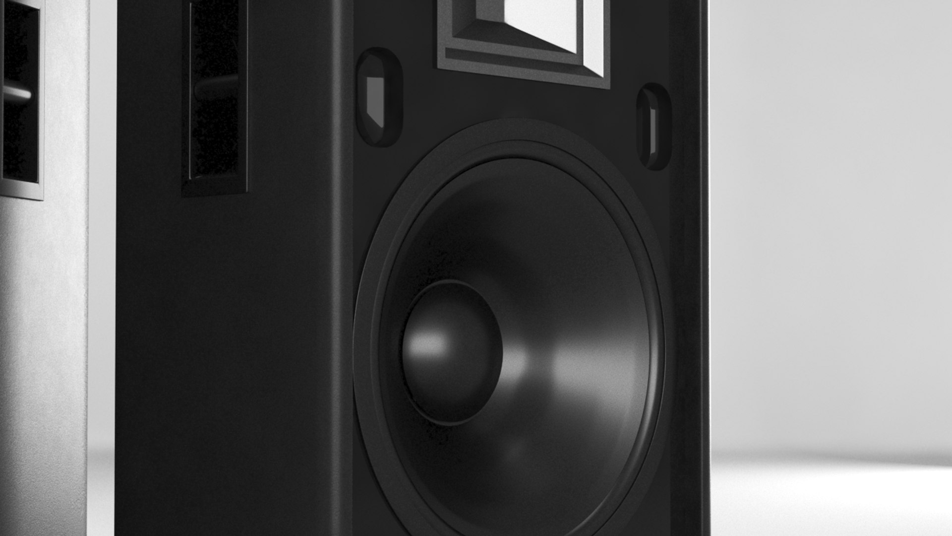 3D Model Speakers Music Baffle - TurboSquid 1274936
