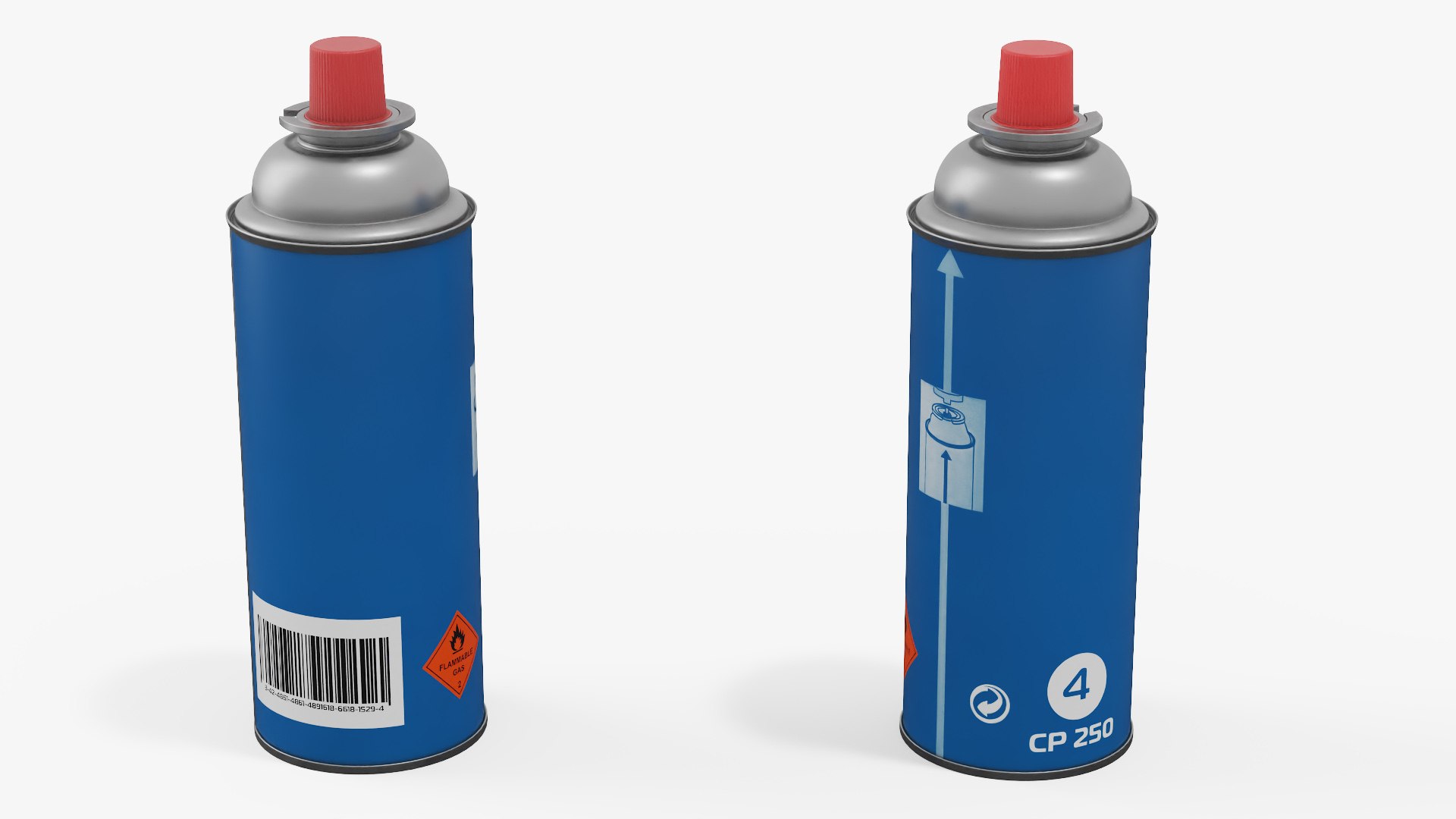 3D Model Universal Butane Refill Cylinder CP 250 - TurboSquid 2392299