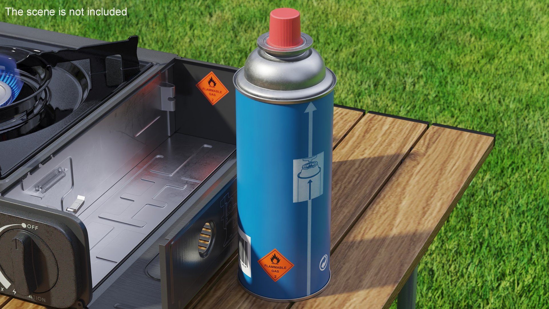 3D Model Universal Butane Refill Cylinder CP 250 - TurboSquid 2392299