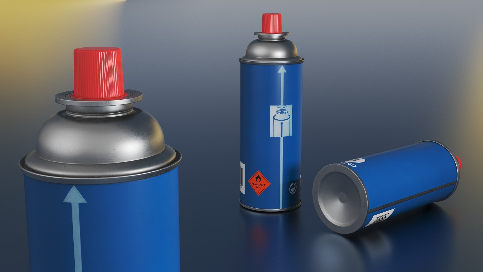 3D Model Universal Butane Refill Cylinder CP 250 - TurboSquid 2392299