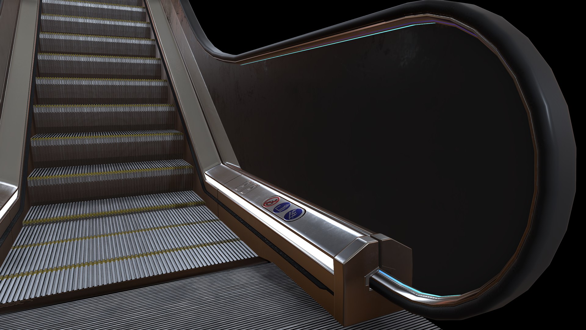 3D Escalator Walk Pbr Model - TurboSquid 1267481