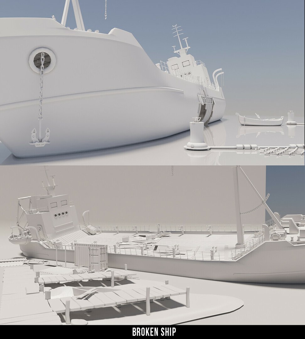 Post Apocalyptic KITBASH Set 3D Model - TurboSquid 1988559