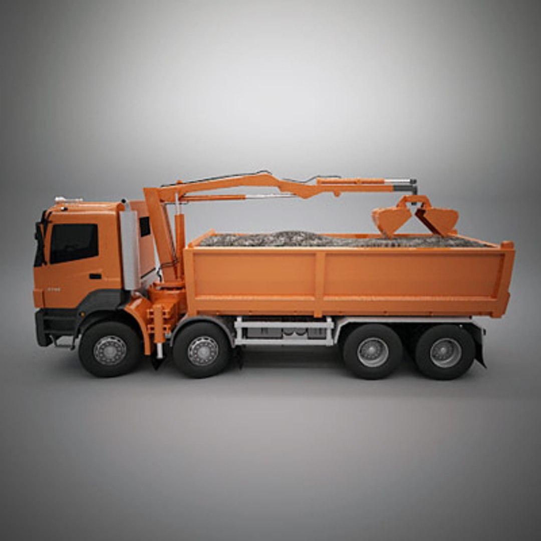 3d Model Of Truck Dump Load