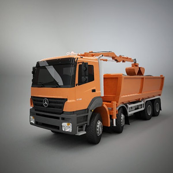 Self-Loading Dump Truck 3D Models for Download | TurboSquid