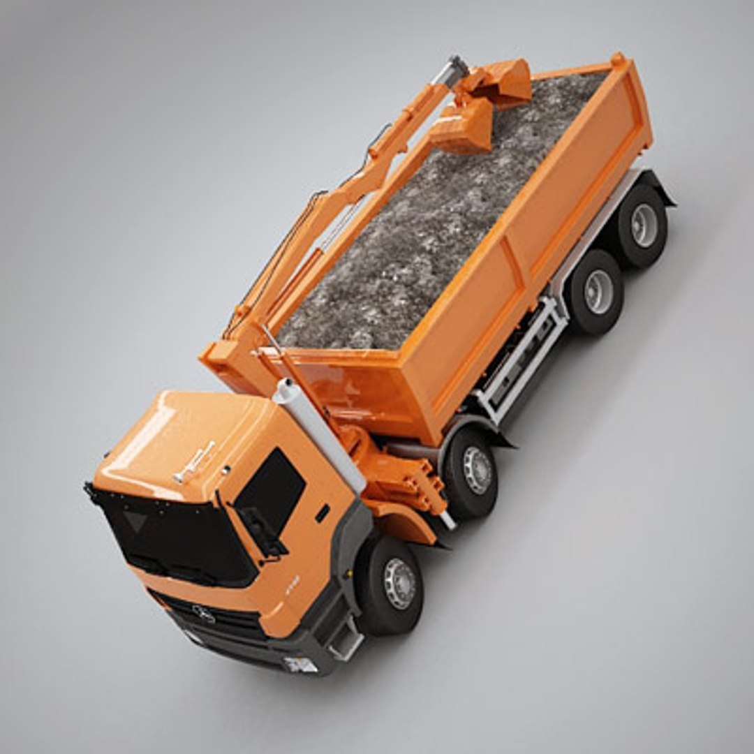 3d Model Of Truck Dump Load