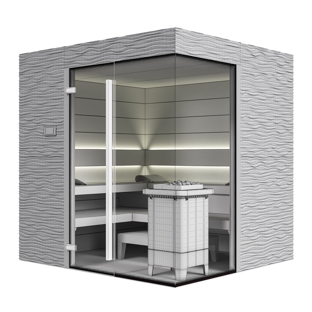 3D klafs design sauna shape - TurboSquid 1353128