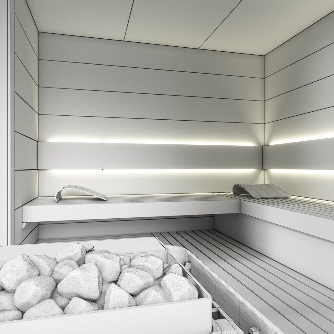 3D klafs design sauna shape - TurboSquid 1353128