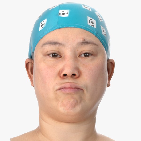 Mei Human Head Chin Raiser AU17 Clean Scan 3D model - TurboSquid 1746942