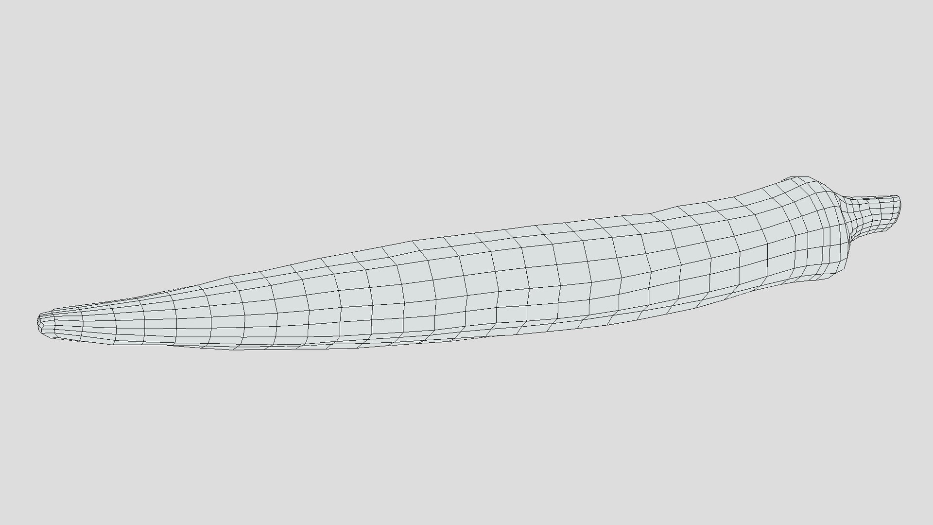 3D Okra Low Poly - TurboSquid 2274138