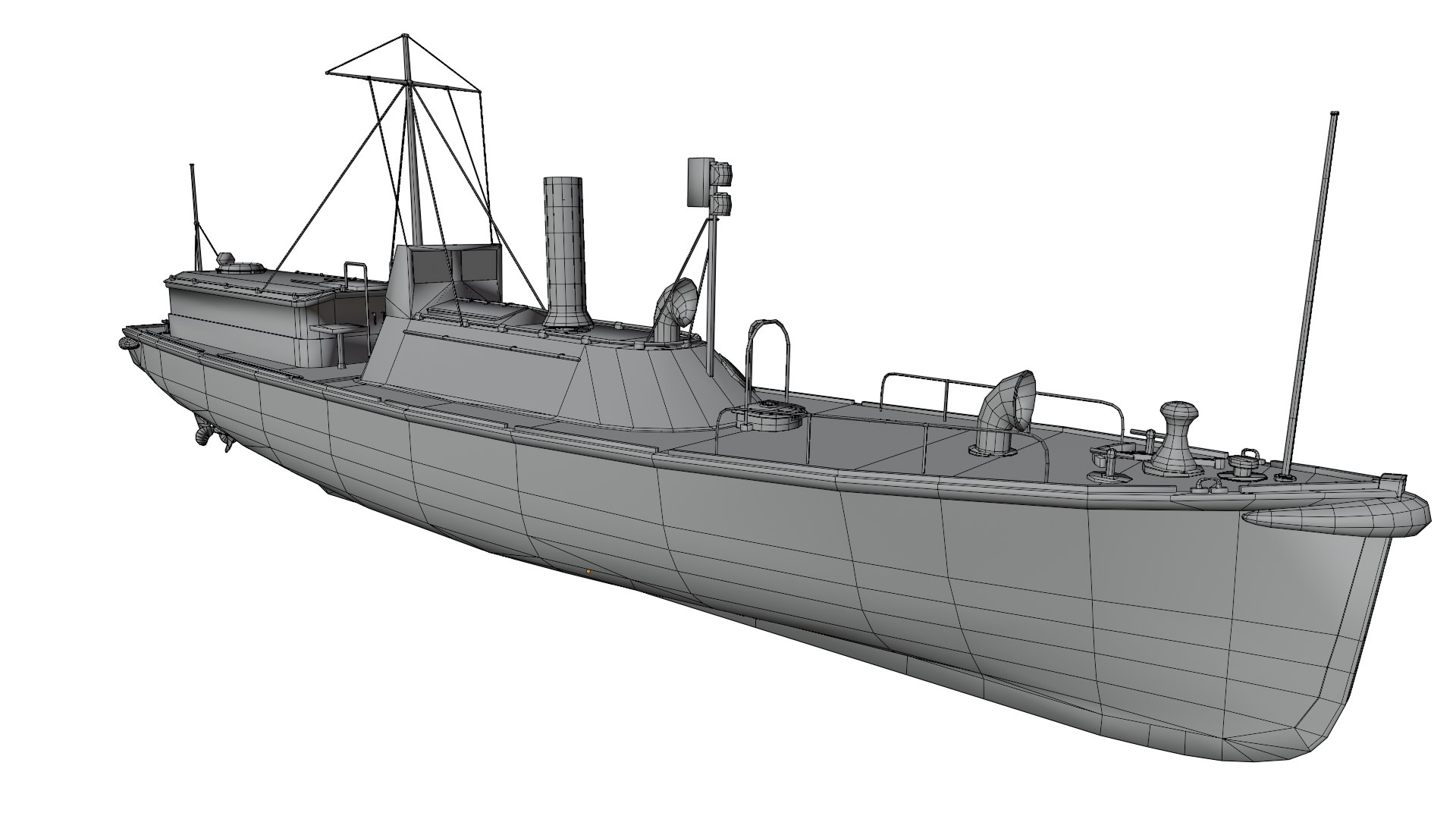 17m Motor Pinnace 3D Model - TurboSquid 2382729