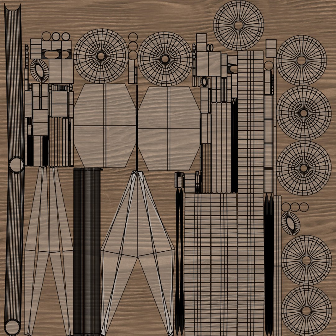 3D Wooden Toy Car Textured UV Mapped Game Render Ready 3D Model ...