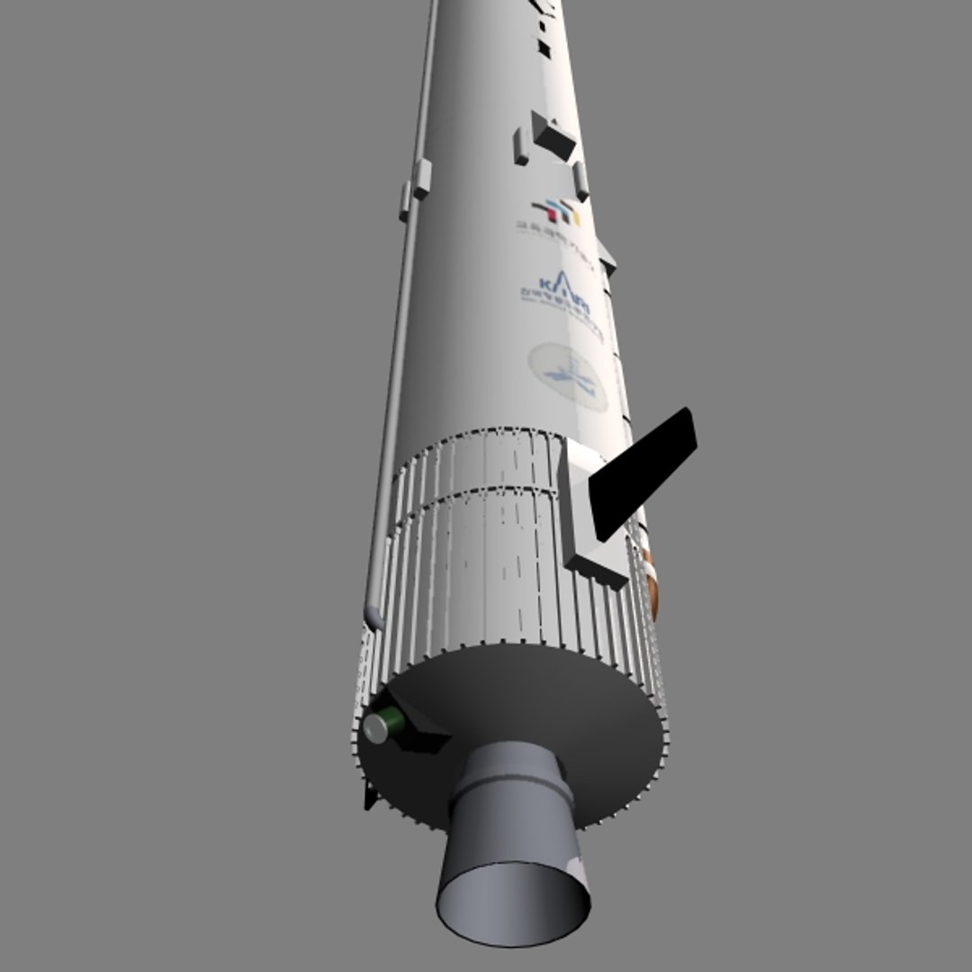 3dsmax South Korean Kslv Rocket