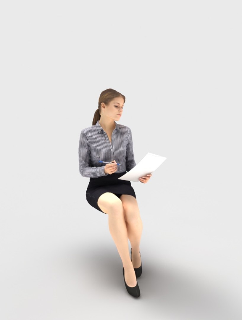 Woman Businesswoman Business 3d Max