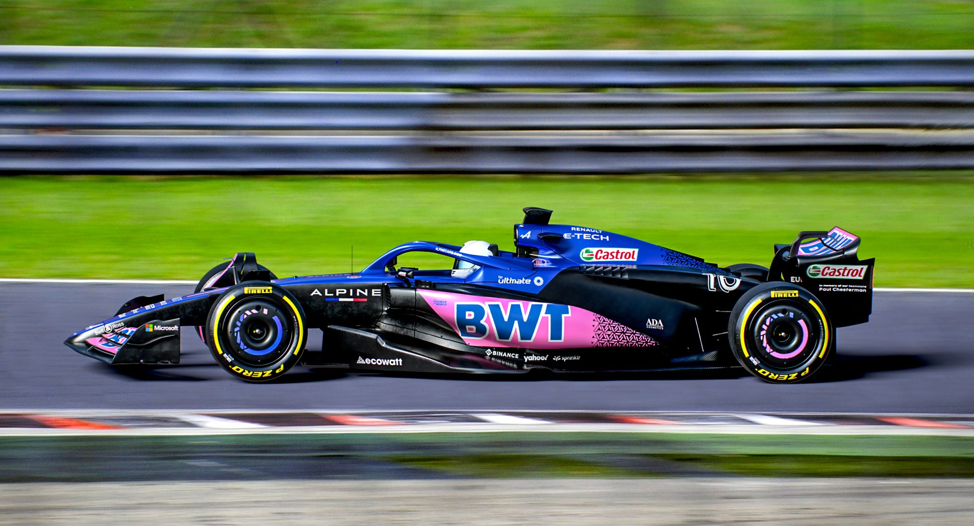 Alpine A523 F1 Team Blue Livery Formula 1 Season 2023 model ...